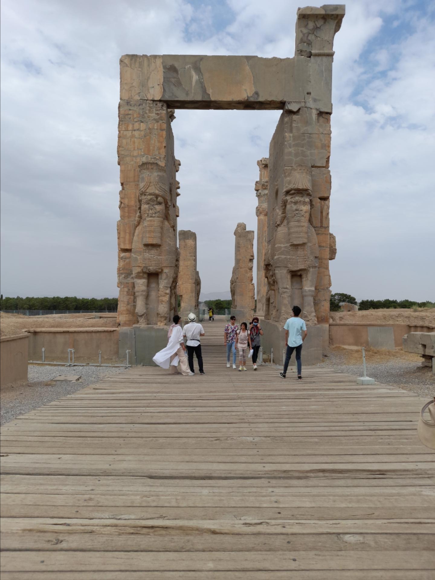 تخت جمشید - نقشه نشان