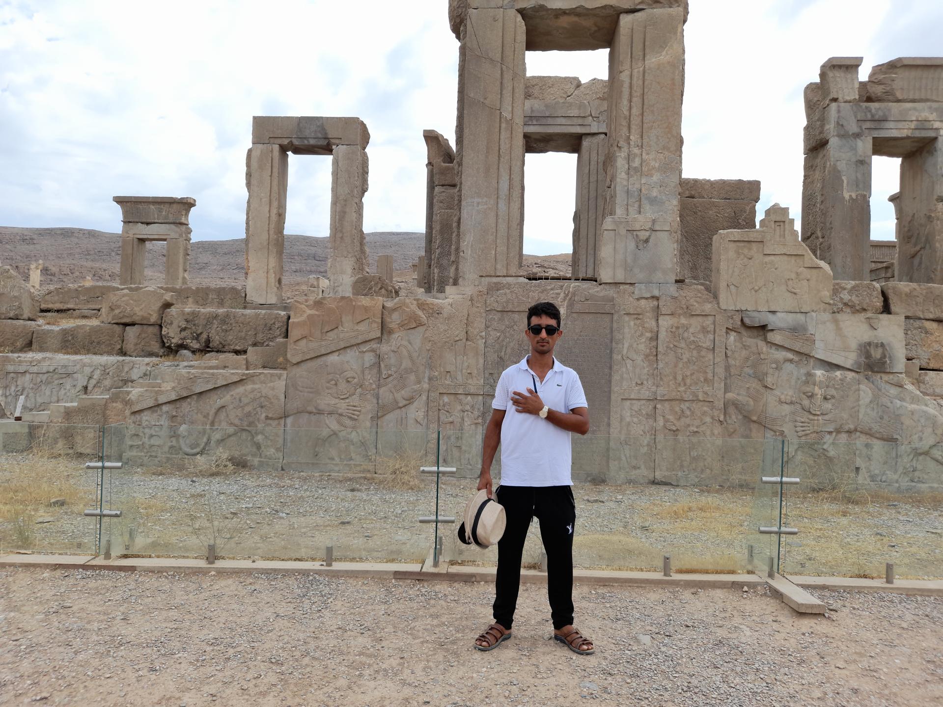 تخت جمشید - نقشه نشان