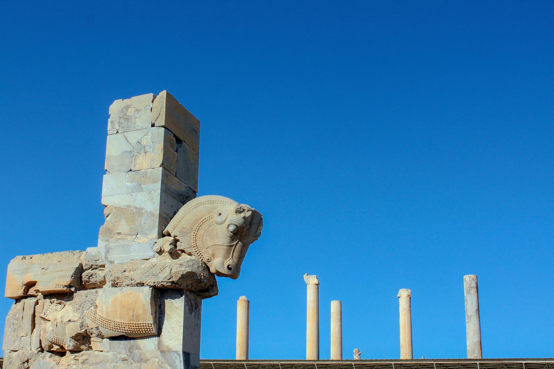 تخت جمشید - نقشه نشان