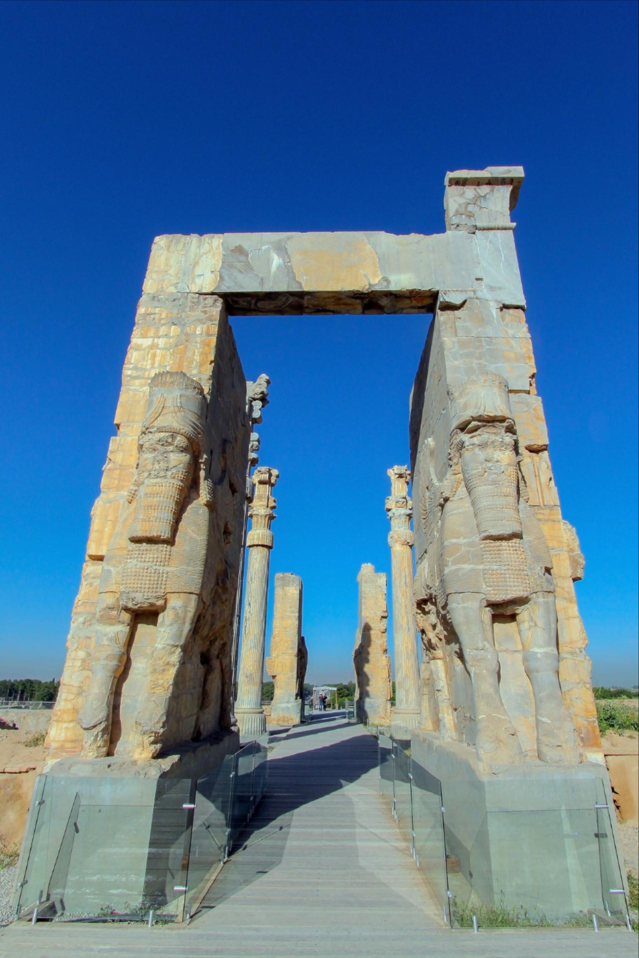 تخت جمشید - نقشه نشان