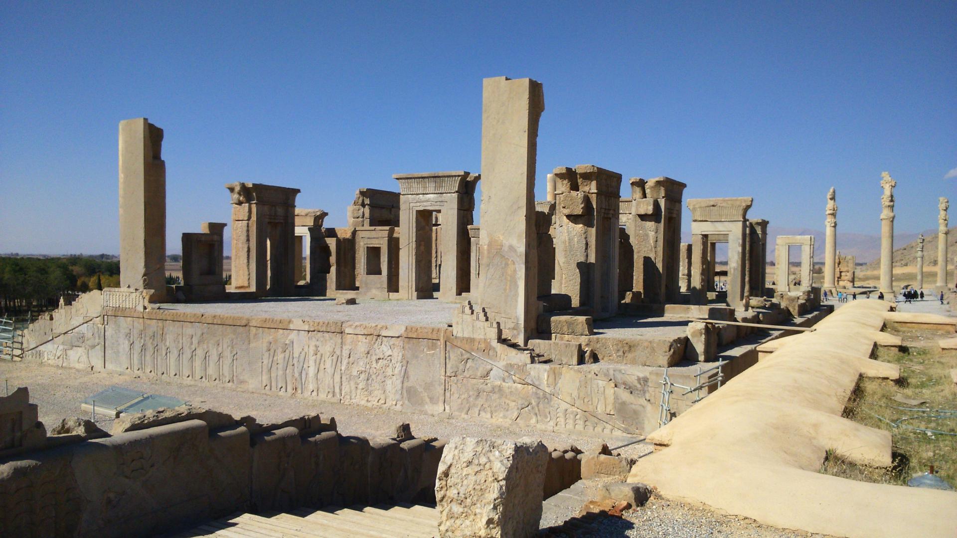 تخت جمشید - نقشه نشان