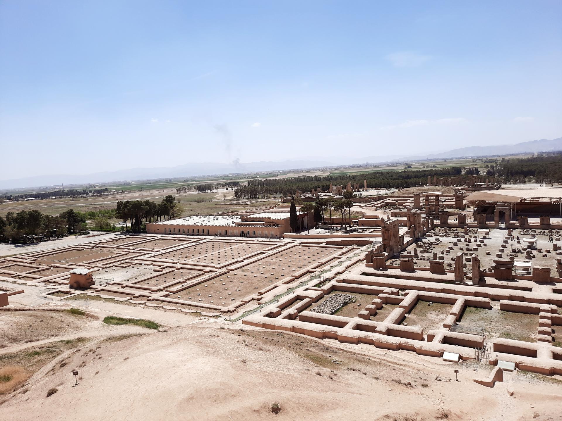 تخت جمشید - نقشه نشان