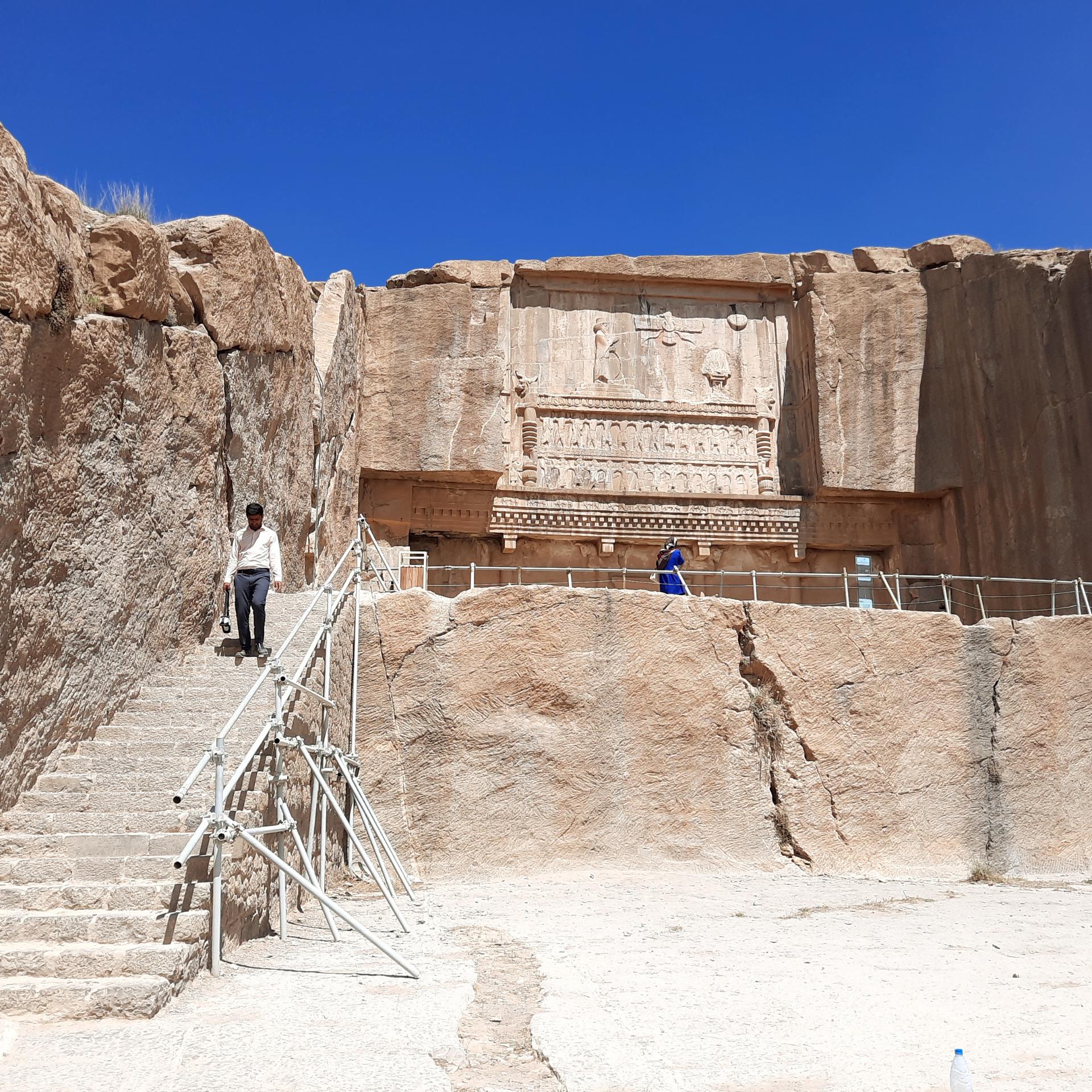 تخت جمشید - نقشه نشان