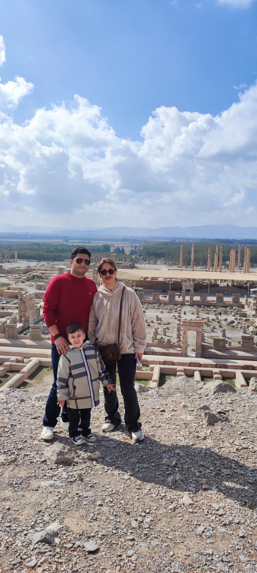 تخت جمشید - نقشه نشان